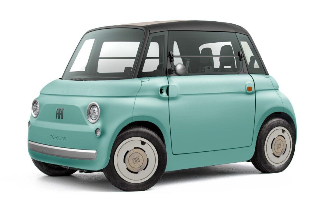 La nouvelle Fiat Topolino électrique présentée avec des portes ...